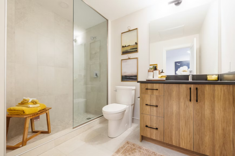 A Simple Upgrade That Keeps Your Bathroom Looking Clean & Fresh - Paint ...